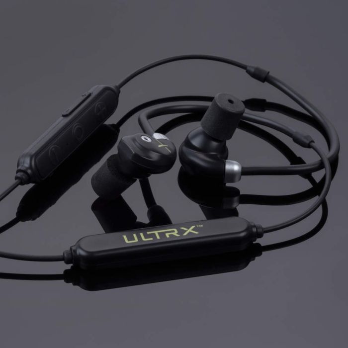 ULTRX Bionic Fuse Bluetooth Around the Neck Earbuds, Black